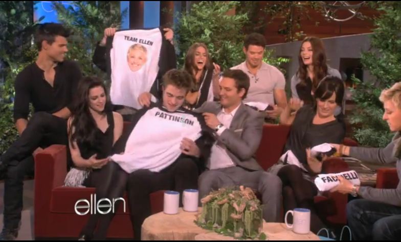 The Cullen Family on Ellen | Twilight Lexicon